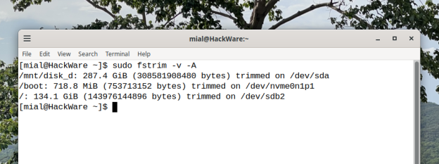 如何在Linux中检查并启用TRIM | YoYo's Blog